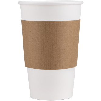 Kraft Corrugated Coffee Sleeves - Radix Branding Solutions