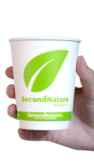 12oz Custom White Insulated Hot Cups - Radix Branding Solutions